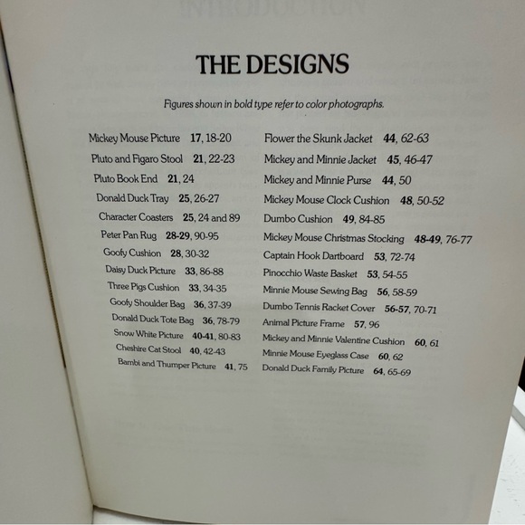Disney | Accents | Vintage 976 Walt Disney Characters Needlepoint ...